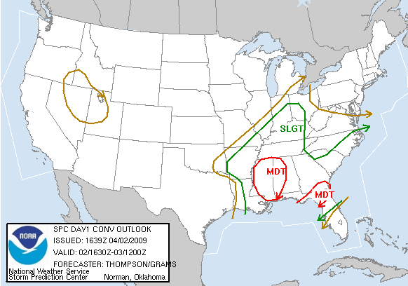 New Convective Outlook : The Alabama Weather Blog