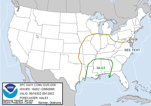 New Convective Outlook From SPC : The Alabama Weather Blog