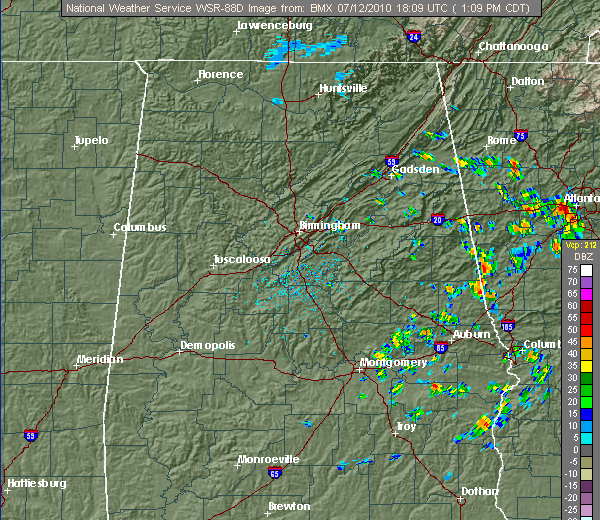 Storms developing : The Alabama Weather Blog