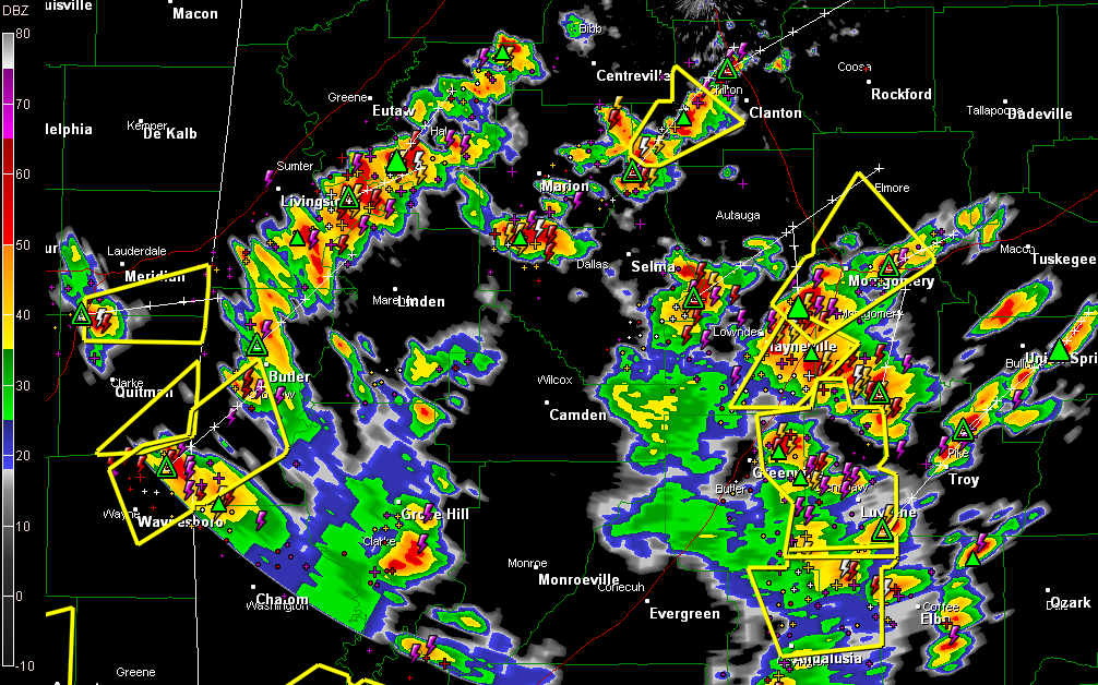 Severe Thunderstorm Warning for South Central Alabama : The Alabama ...
