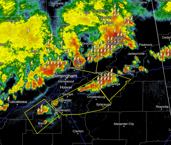 Severe Thunderstorm Warning : Shelby/Talladega : The Alabama Weather Blog