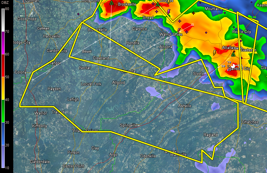 Severe Thunderstorm Warning: Blount/St. Clair : The Alabama Weather Blog