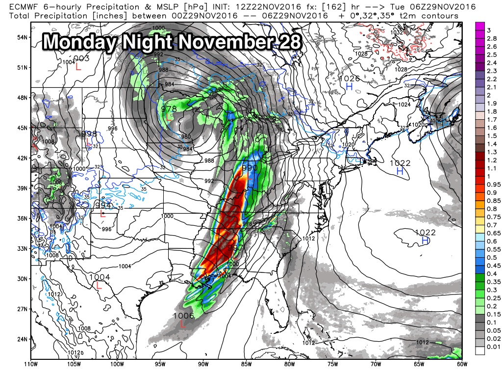 Light Rain Tomorrow; Stormy Early Next Week : The Alabama Weather Blog