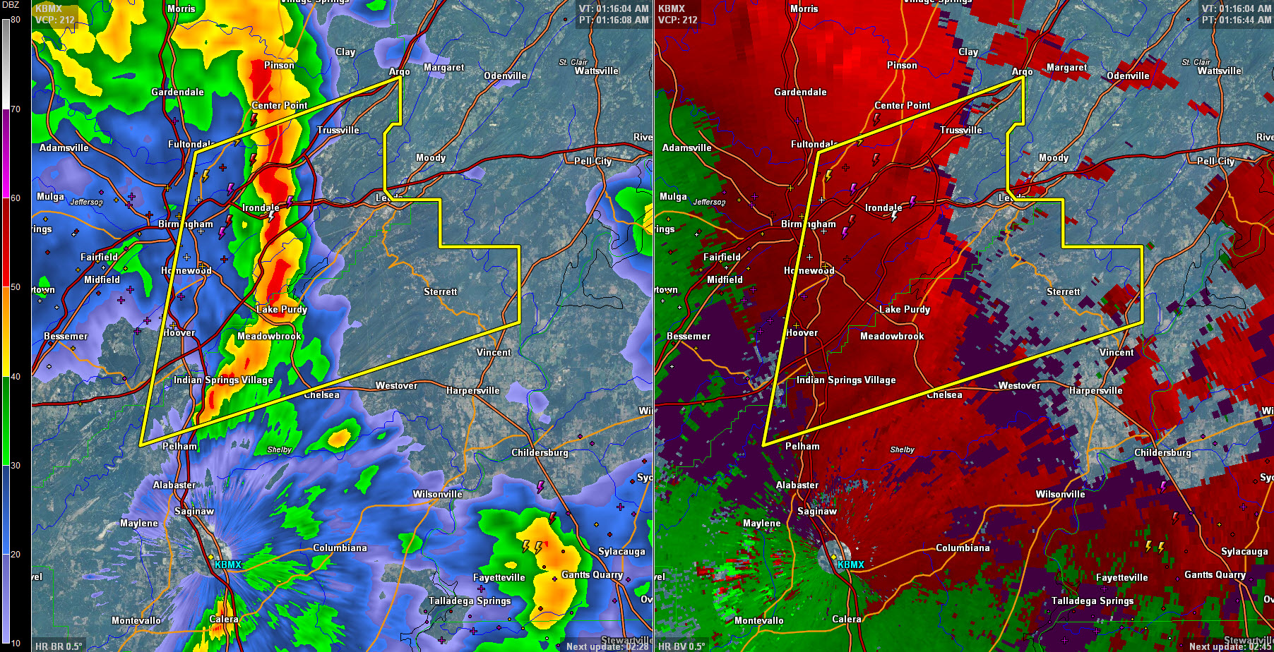 75 mph Wind Gust at BHM! : The Alabama Weather Blog