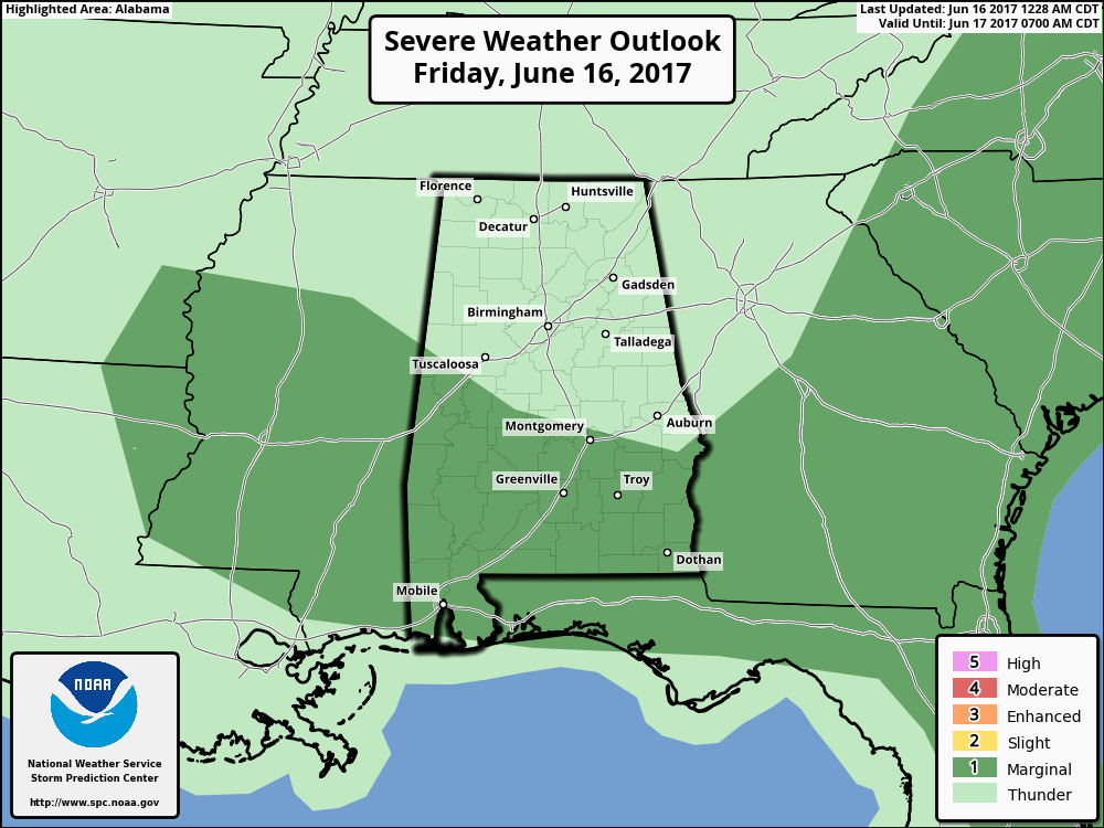 Mix Of Sun And Storms For Alabama : The Alabama Weather Blog