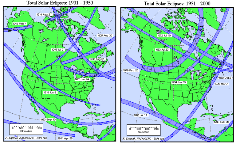 Solar Eclipses Past and Future : The Alabama Weather Blog