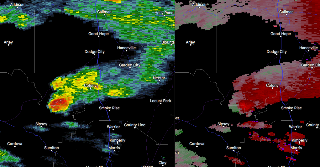Strong Storms Affecting Cullman County : The Alabama Weather Blog