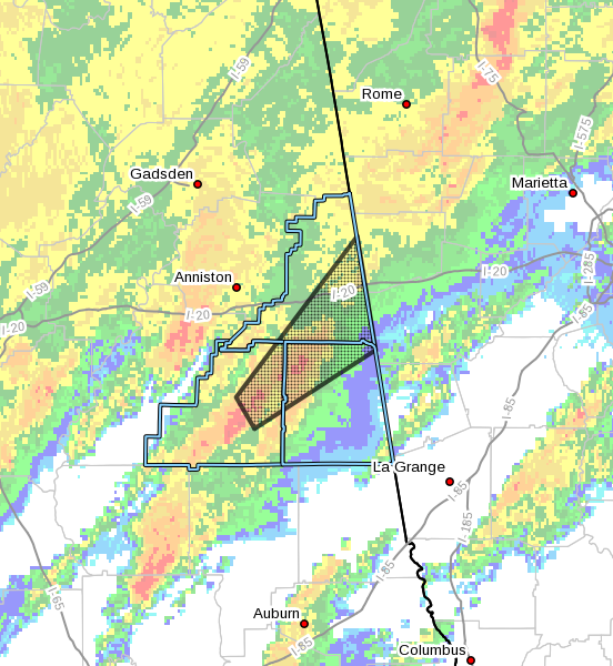 CANCELED – Tornado Warning: Parts Of Randolph, Cleburne, Clay Counties ...