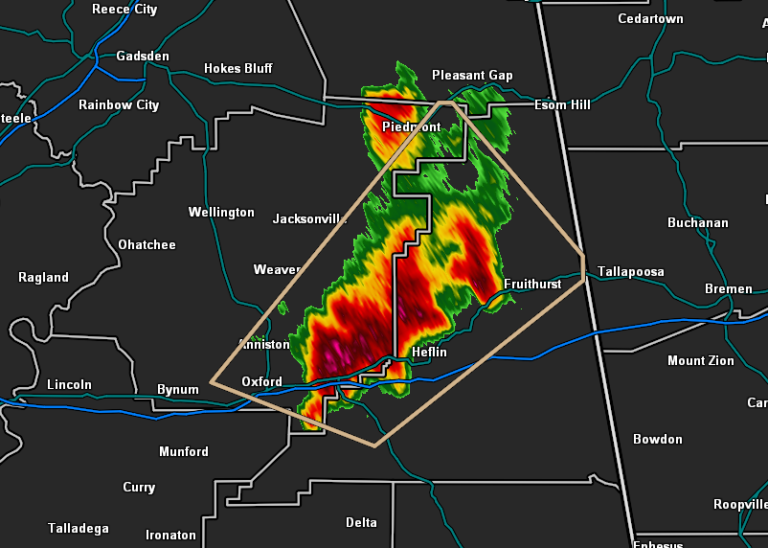 Strong Storms Affecting Calhoun & Cleburne Co. : The Alabama Weather Blog