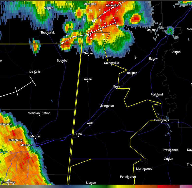 Severe Thunderstorm Warning for Parts of Sumter County Until 8 p.m ...
